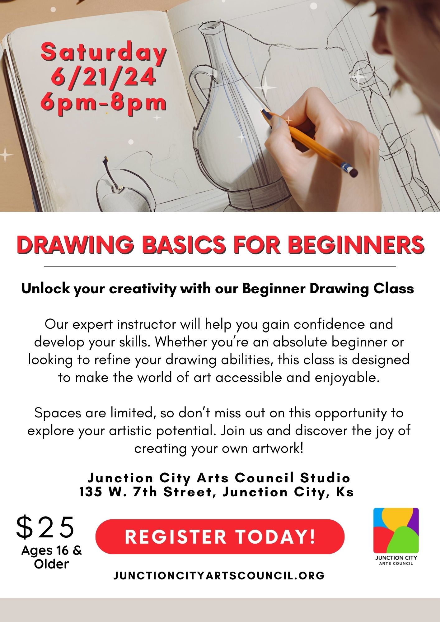 Drawing Basics for Beginners - Junction City Arts Council